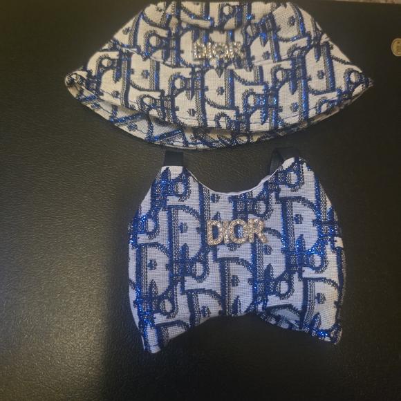 Toys | Labubu Blue White And Silver Set | Poshmark